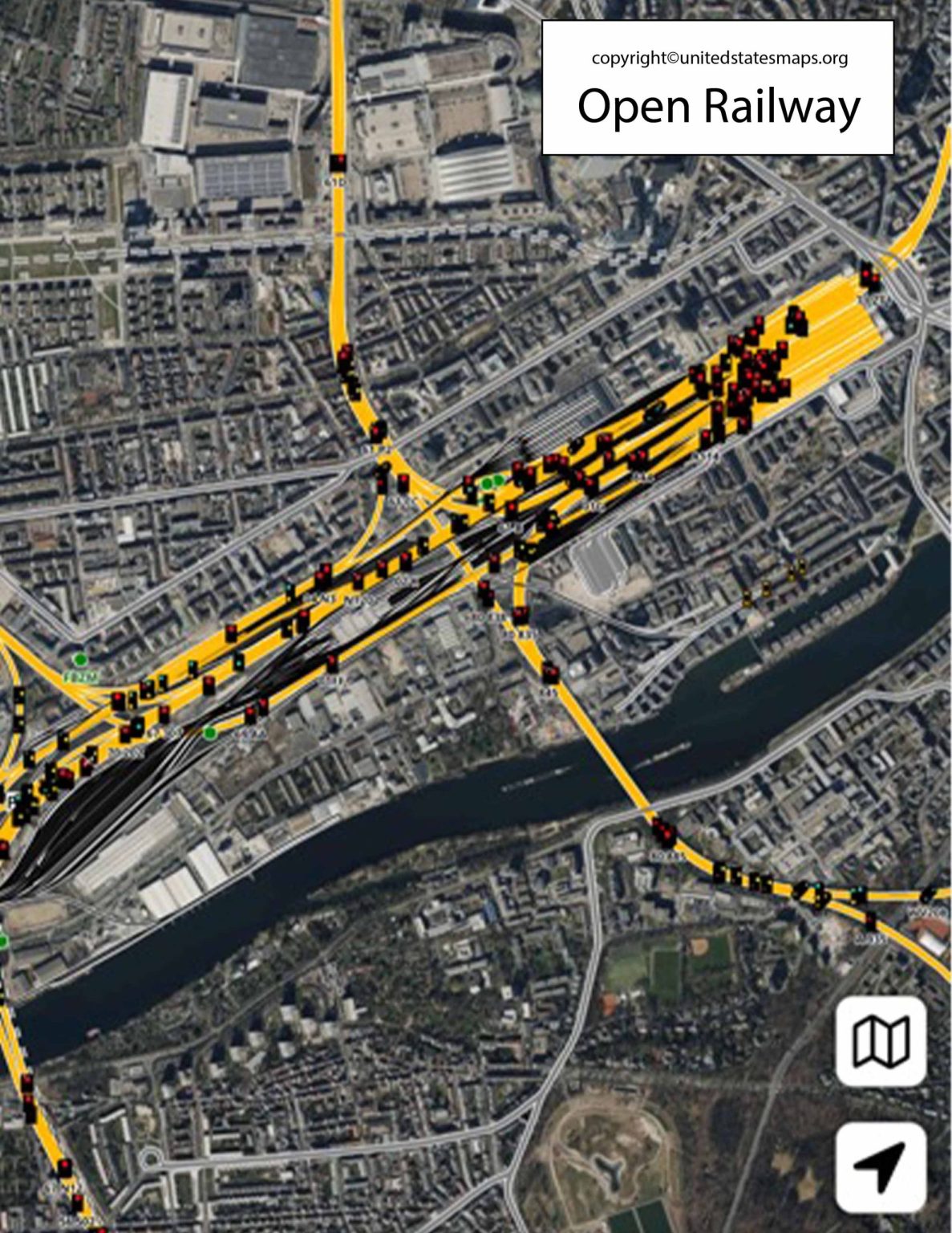 Open Railway Map [Open Rails Routes and Times Map]