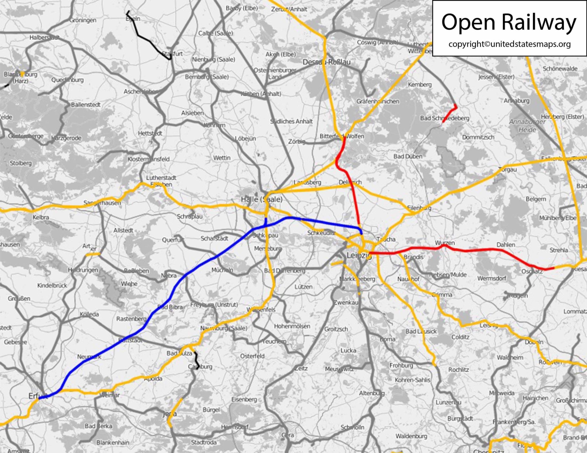 Open Railway Map [Open Rails Routes and Times Map]